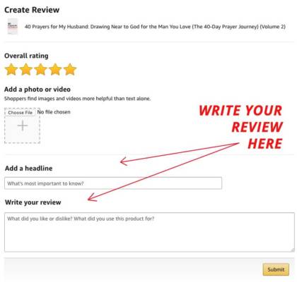 How to Leave a Review - Fierce Marriage